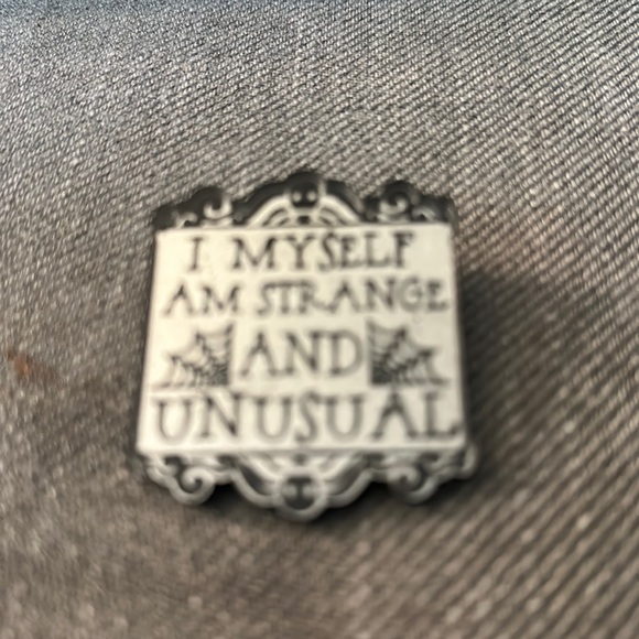 Jewelry | Enamel Pin I Myself Am Strange And Unusual | Poshmark